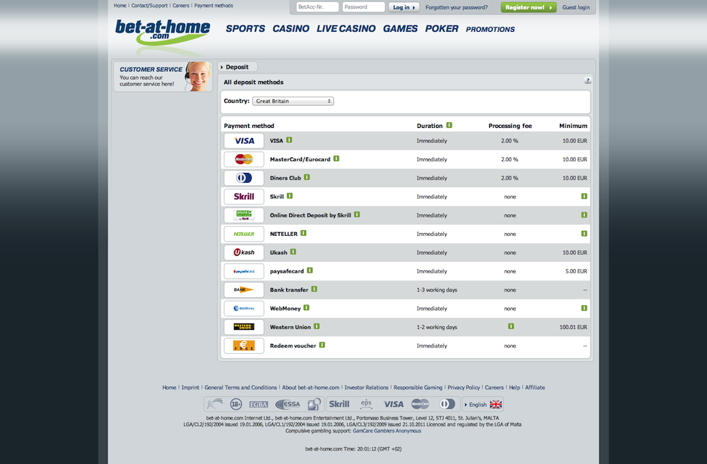 Bet At Home Casino Reviews | £/$/€100 Sign Up Bonus